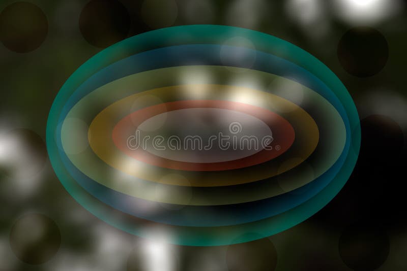 Light Colored Swirl Circle Design Modern Resolution Stock Illustration ...