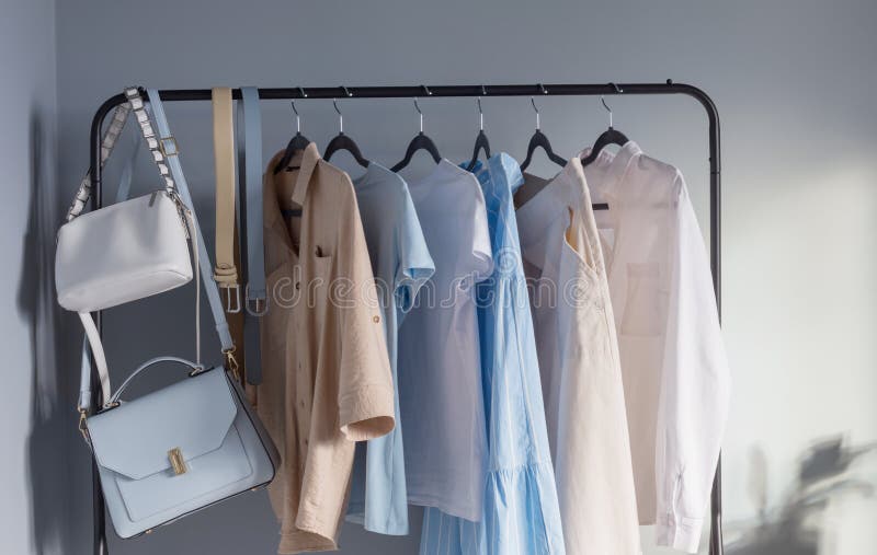 Light Colored Womens Summer Clothes Stock Photo - Image of fashion ...