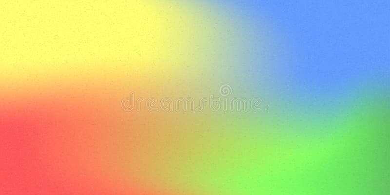 Light Colored Yellow Blue Red Green Color Gradient Background, Grainy ...