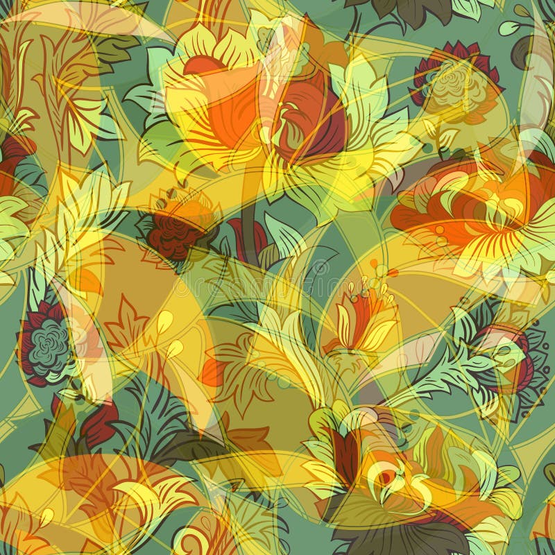 Light Colorful Seamless Pattern Stock Vector - Illustration of lace ...