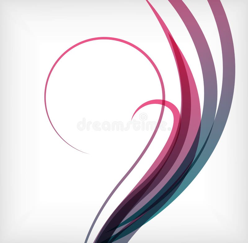 Light Colorful Swirl Lines Background Stock Vector - Illustration of ...
