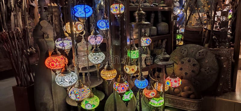 Light Colors with Old Artifacts Stock Image - Image of islamic ...