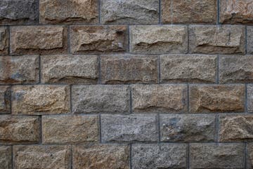 Light Coloured Basalt Stone Brick Wall Cladding Background Texture ...