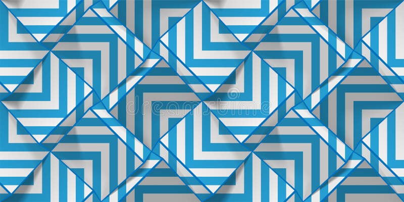 Light Coloured Seamless Geometric Pattern with Blue Strips. Realistic ...