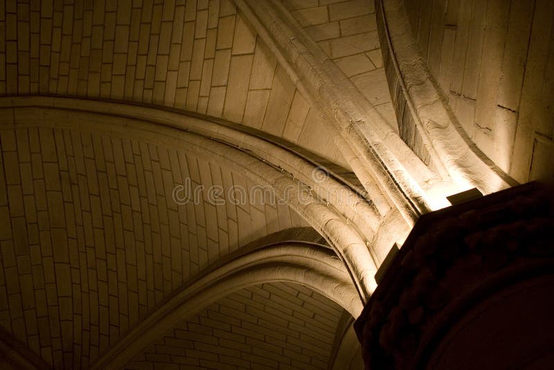 Light from the column stock photo. Image of arched, abstract - 1178998