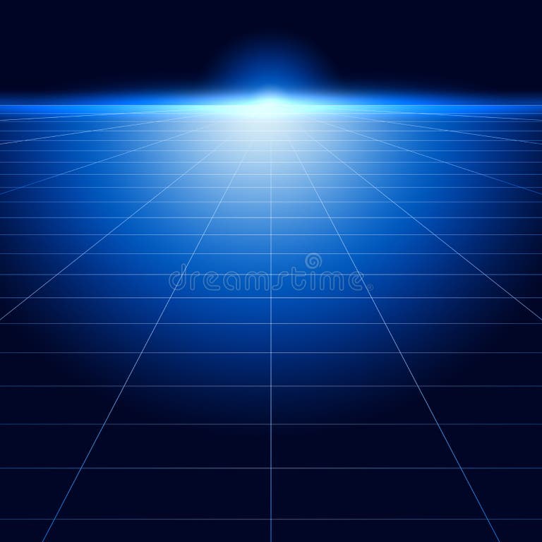Light Columns on a Blue Gradient Background. Stock Illustration ...