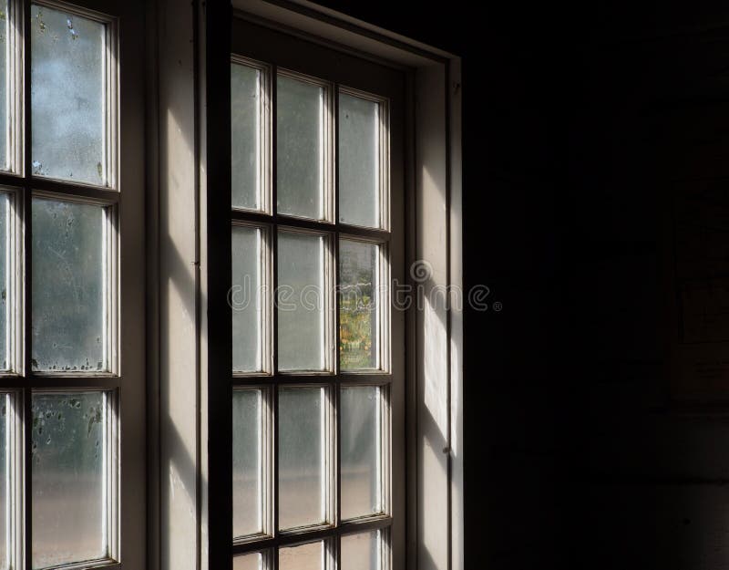 Many Paned Windows with Light Stock Image - Image of nature, sunshine ...