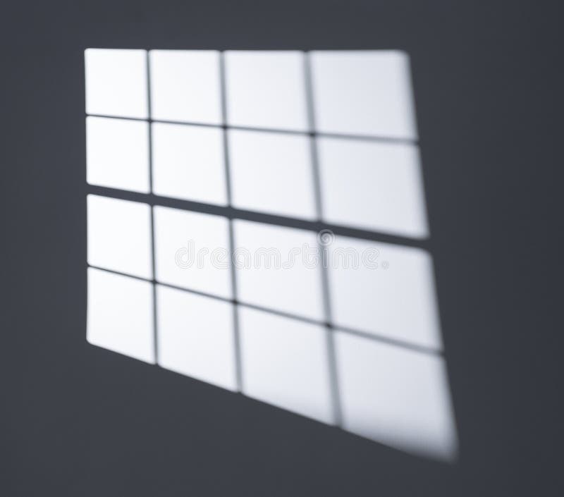 Light Coming through the Window on the Wall Stock Image - Image of ...