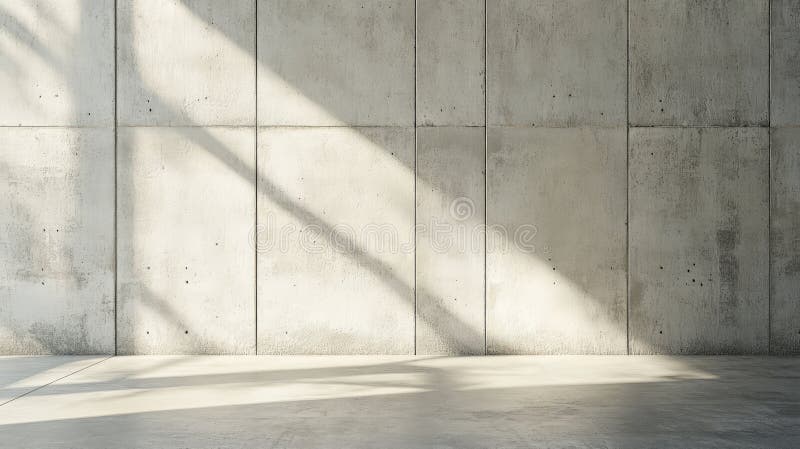 A Light Concrete Wall with a Soft, Sandy Texture. the Surface is Smooth ...