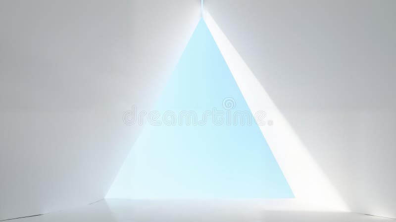 Light Cone Projector Art Installation Stock Illustration - Illustration ...
