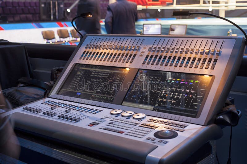 Light Console, Control Panel for Light. Stock Photo - Image of panel ...