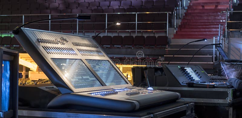 Light Console, Control Panel for Light. Stock Photo - Image of panel ...