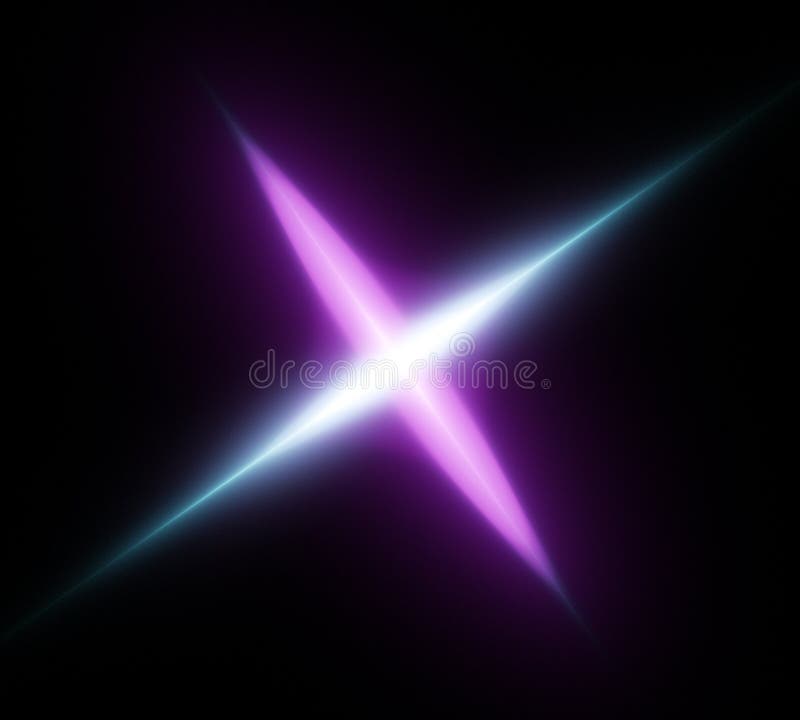 Light Cosmic Crossing Substance Stock Illustration - Illustration of ...