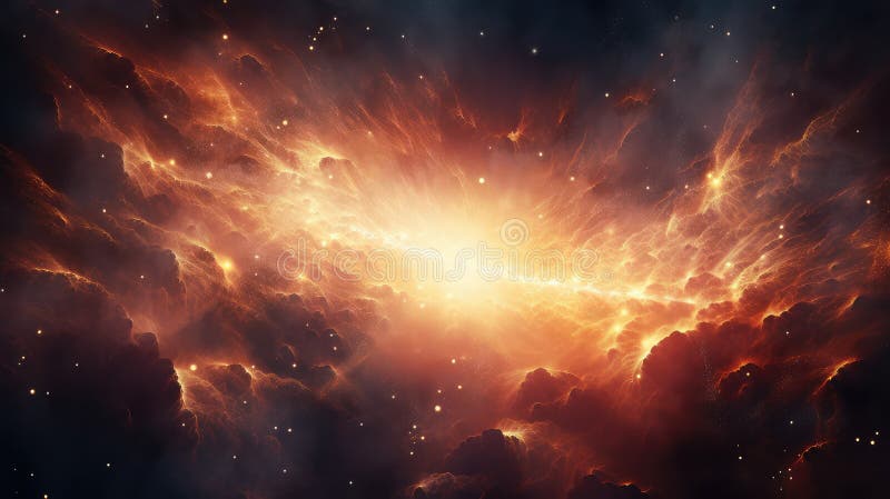 Glow Glittering Particle Explosion Stock Illustration - Illustration of ...