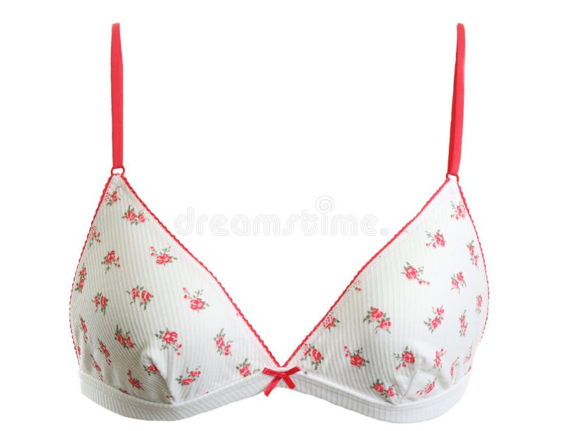 Light cotton bra stock image. Image of object, single - 16935017