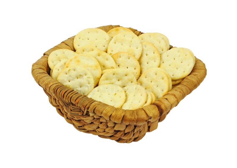 Light Crispy Snack Crackers Stock Image - Image of isolated, healthy ...