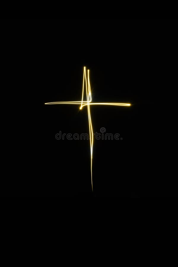 Light cross stock photo. Image of drawing, light, abstract - 69970278