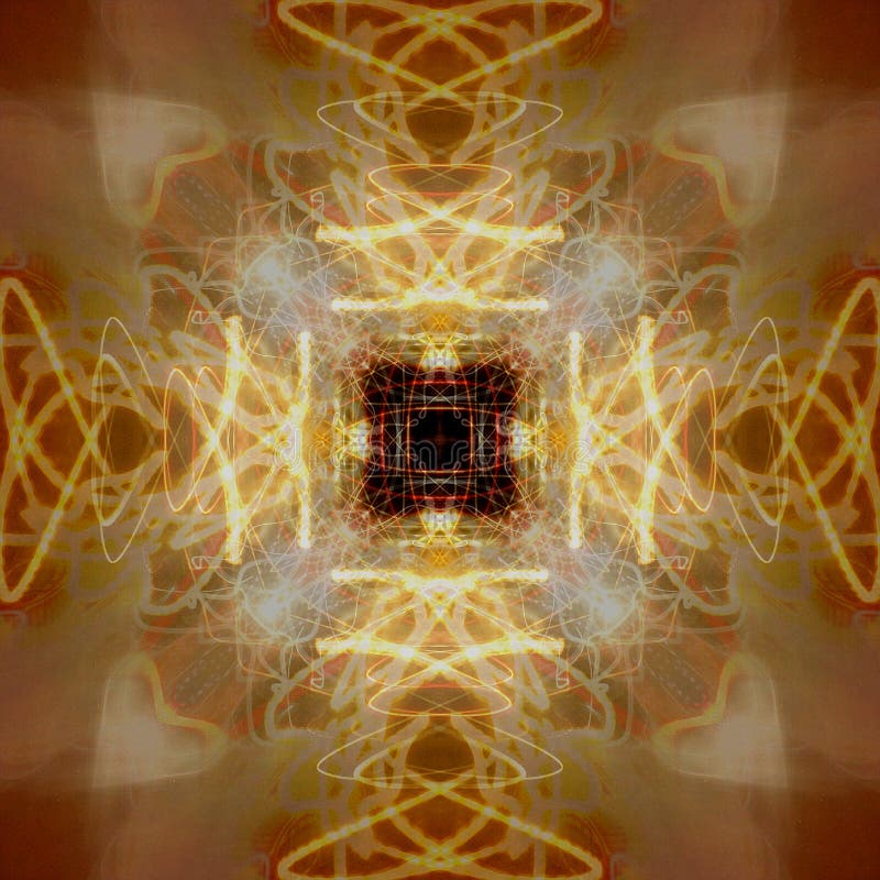 Light Cross Star Pattern Harmony Symmetry Ornament Decorative Stock ...