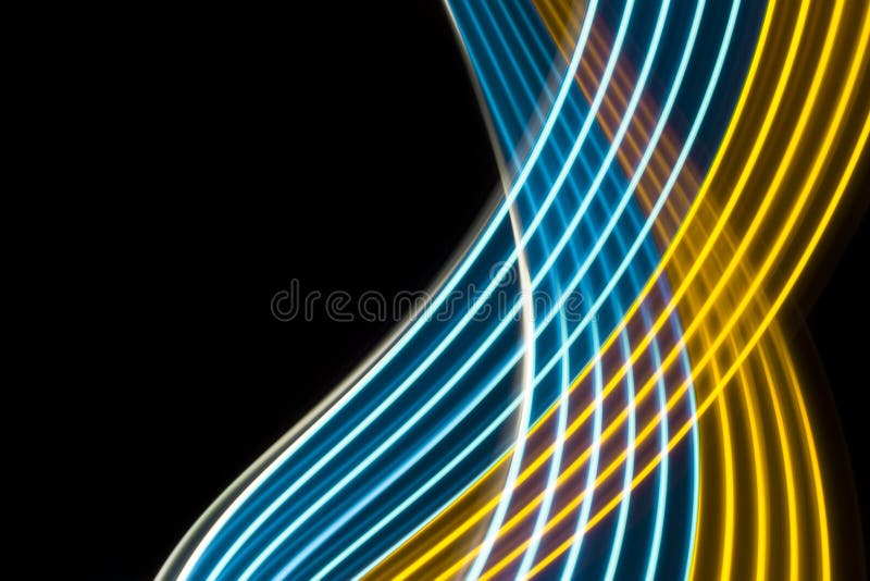 Light Curve Lines on a Black Background Stock Photo - Image of dark ...