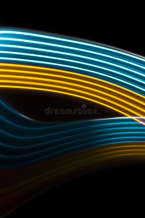 Light Curve Lines on a Black Background Stock Image - Image of motion ...