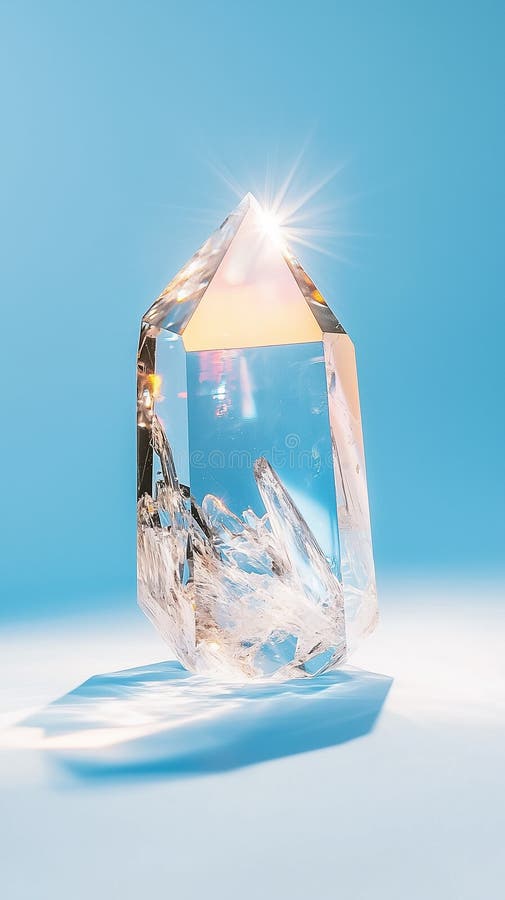 Light Dances on a Crystal S Surface, Highlighting Its Textures and ...