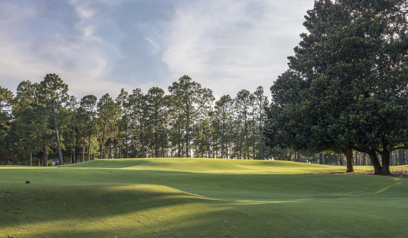 Light Dancing Across the Fairway Stock Photo - Image of golf, scene ...
