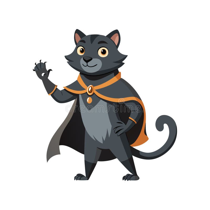 Light Dancing Panther Illustration Stock Vector - Illustration of ...