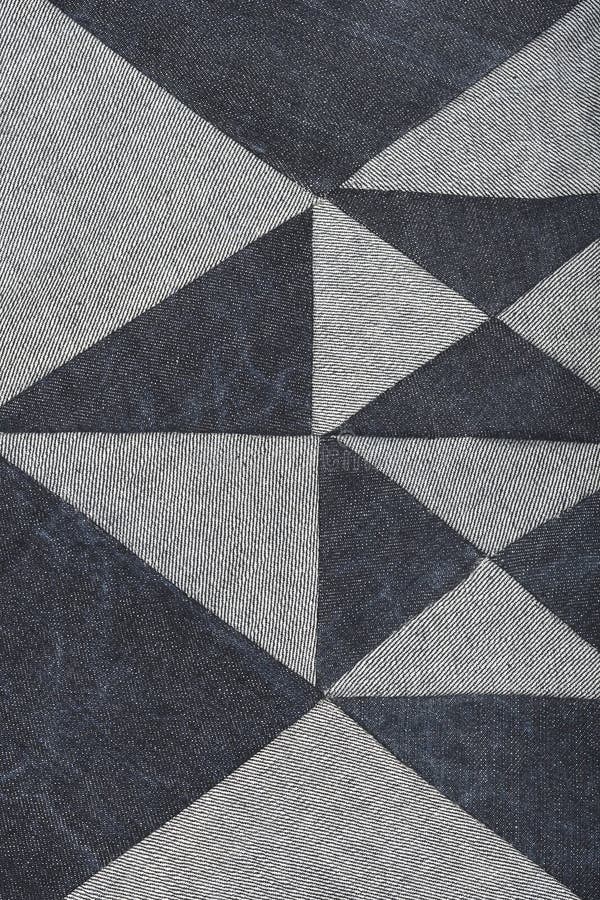 Light and Dark Blue Denim Patchwork Stock Photo - Image of diamond ...