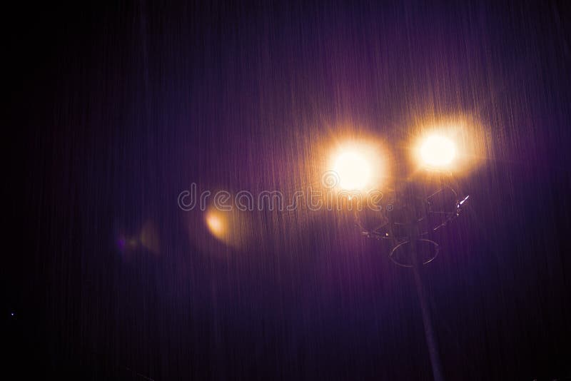 Light in the Darkness of a Rainy Day. Stock Image - Image of rainy ...