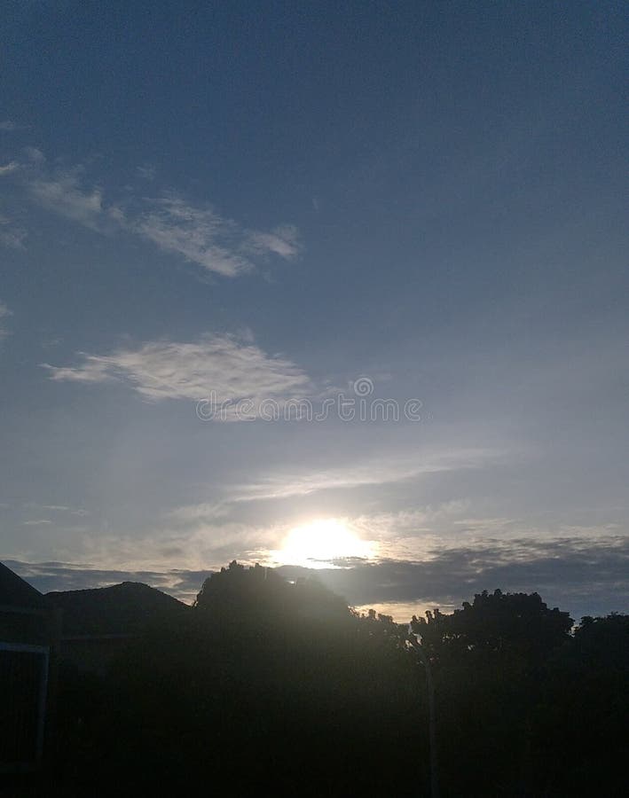 The Light of Dawn in the Morning Brings Warmth and New Hope. Stock ...