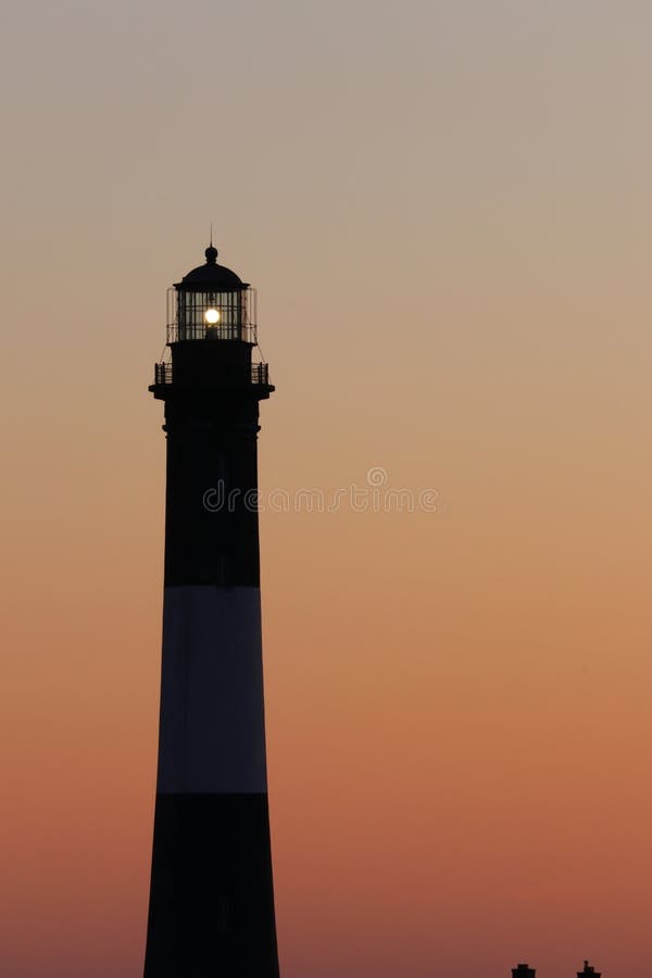 Top of the Light Fire Island Lighthouse Robert Moses Beach 1 Stock ...