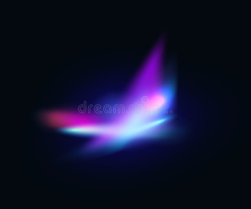 Light of Diamond Crystal Rainbow Effect Bright Ray Stock Vector ...