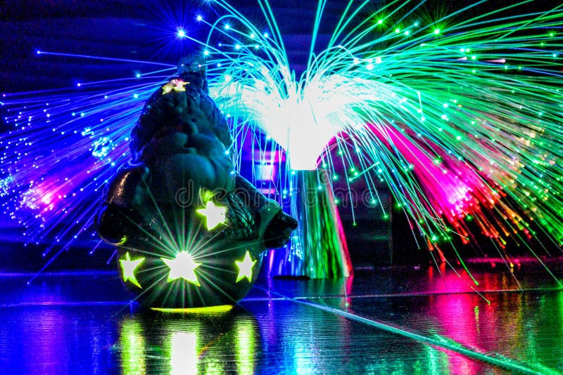 Spotlight Colors on Stage stock photo. Image of abstract - 1354672