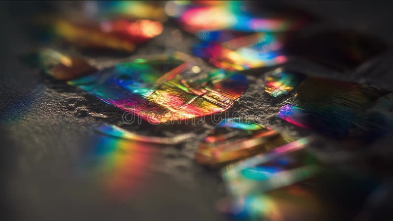 Light Diffraction on Diamond Surface, an Artistic Interpretation of ...