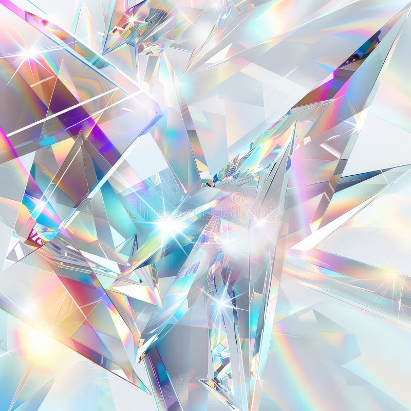 Light Diffracts into a Mesmerizing Spectrum through Fractured Crystals ...
