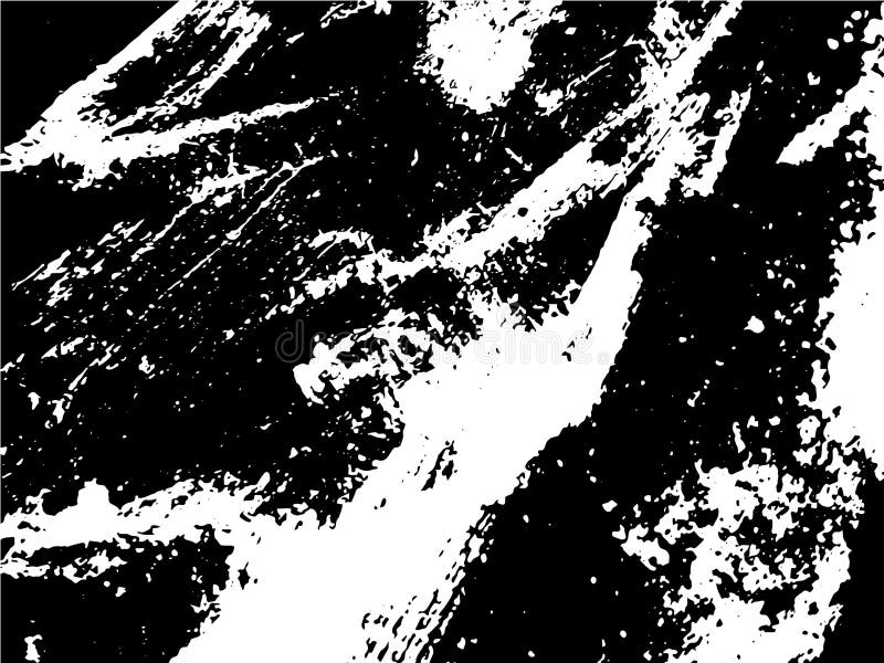 Simple Abstract Black and White Drawing. Stock Vector - Illustration of ...