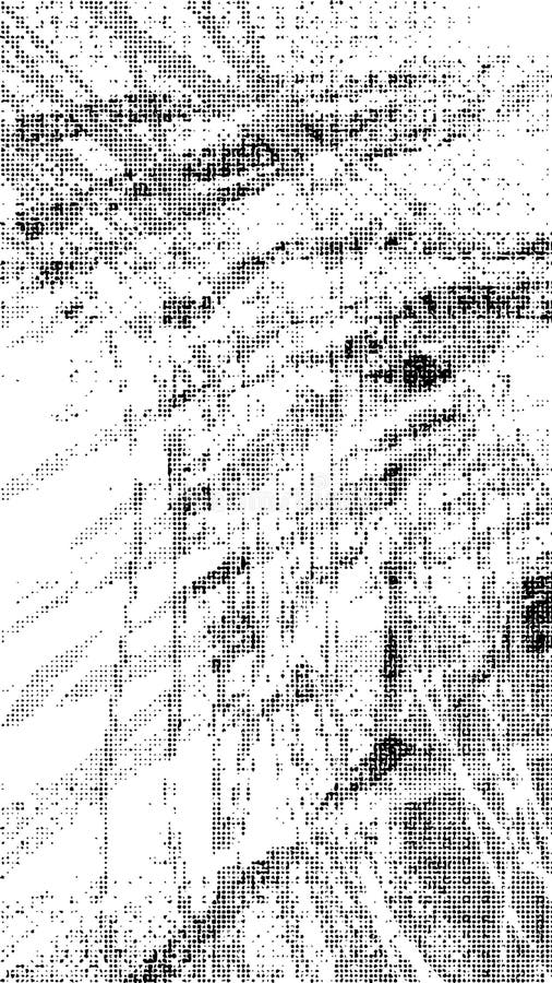 Simple Abstract Black and White Drawing. Expressive Drawing Stock ...