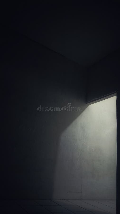 Light from a Door that Casts a Shadow in a Room Stock Photo - Image of ...