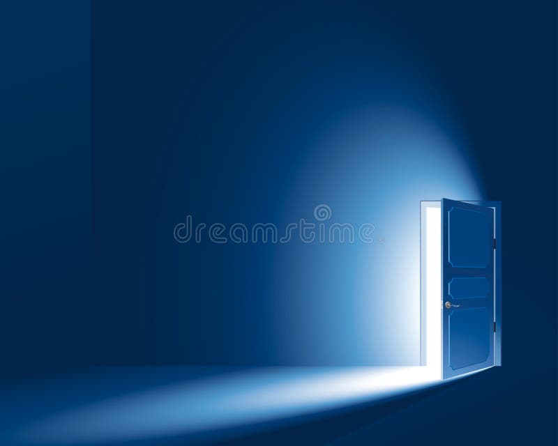 Light through a door stock vector. Illustration of shadow - 32780114