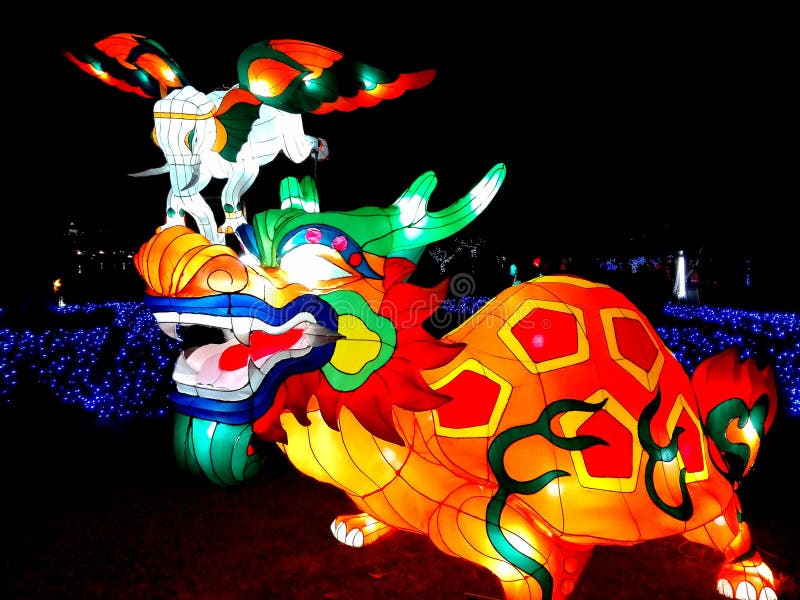 Light Dragon model stock photo. Image of night, model - 189491308