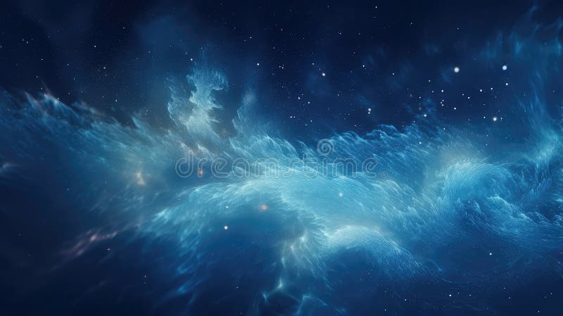 Light dust blue particles stock illustration. Illustration of dust ...