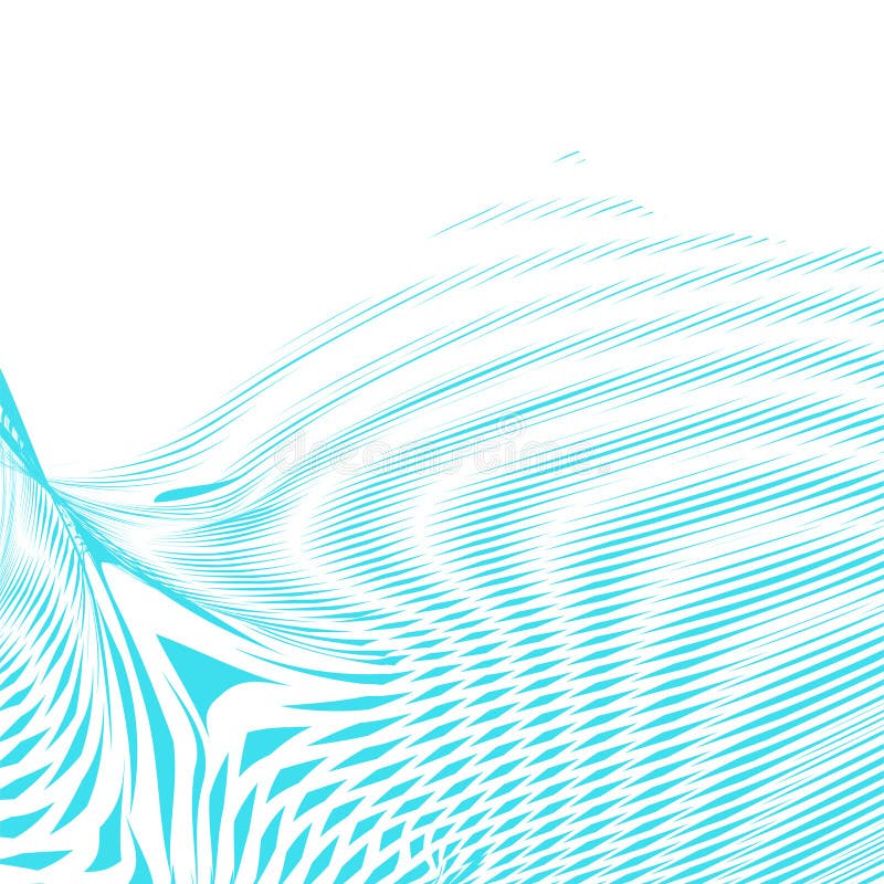 Light Dynamic Mono Color Wavy Abstract Background with Deformation ...