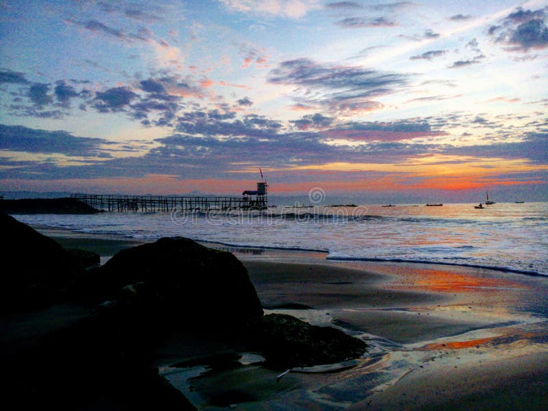 Light of east horison stock image. Image of sunrise, horison - 77700685