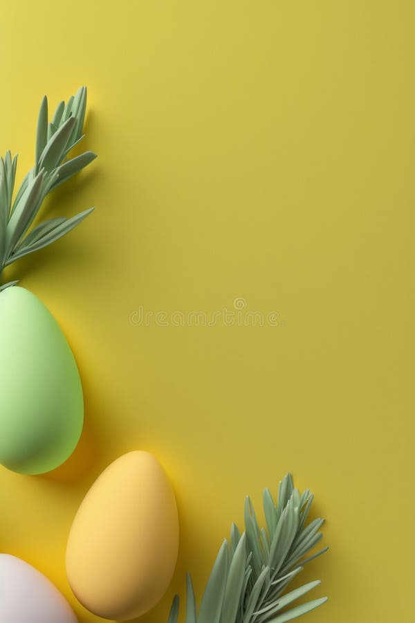 Light Easter Background in Pastel Colors. Template for Design. Mock Up ...