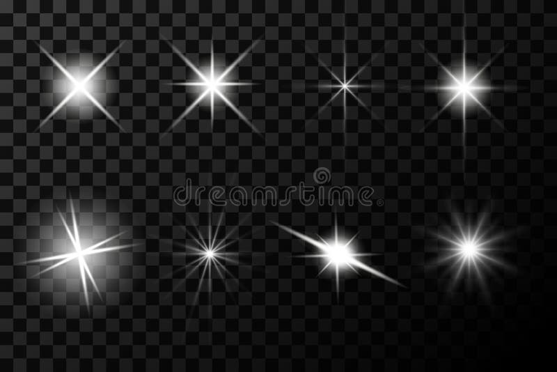 Star Explodes on Transparent Background. Stock Vector - Illustration of ...