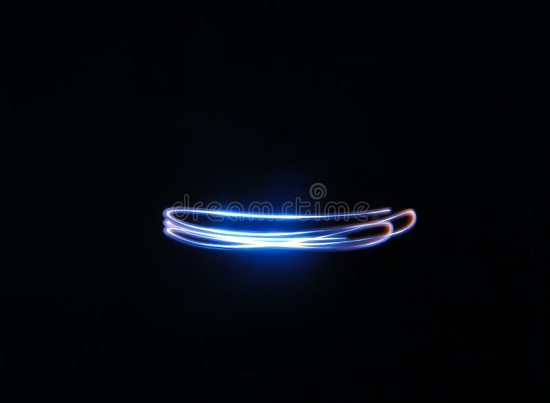Light Effect Created with an LED Flashlight Stock Photo - Image of ...