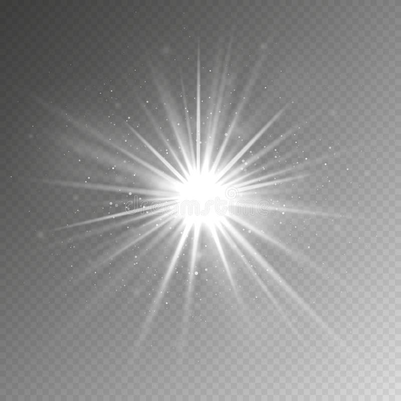 Light Effect. Glow Light Star Stock Vector - Illustration of glitter ...