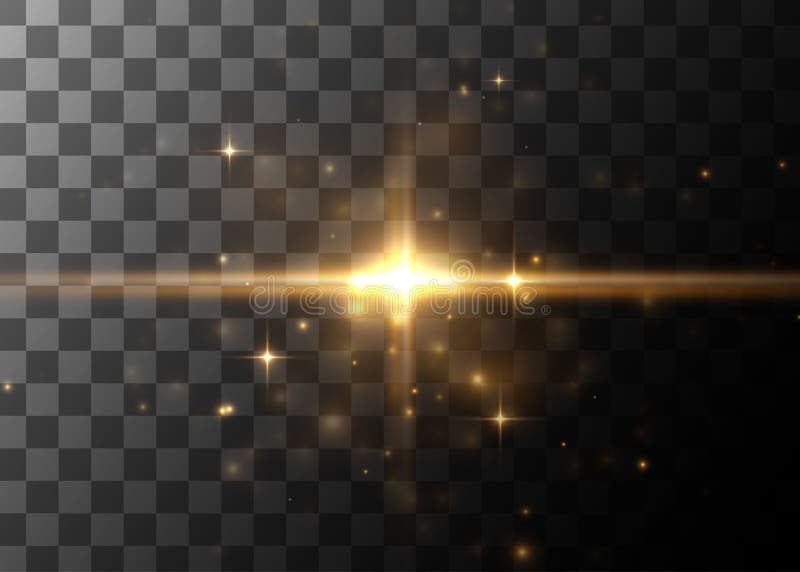 Light Effect, Glowing Flare. Vector Element. Stock Vector ...