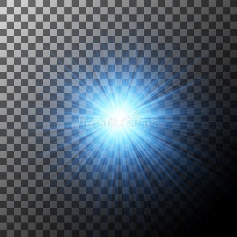 Light Effect, Glowing Flare. Vector Element. Stock Vector ...