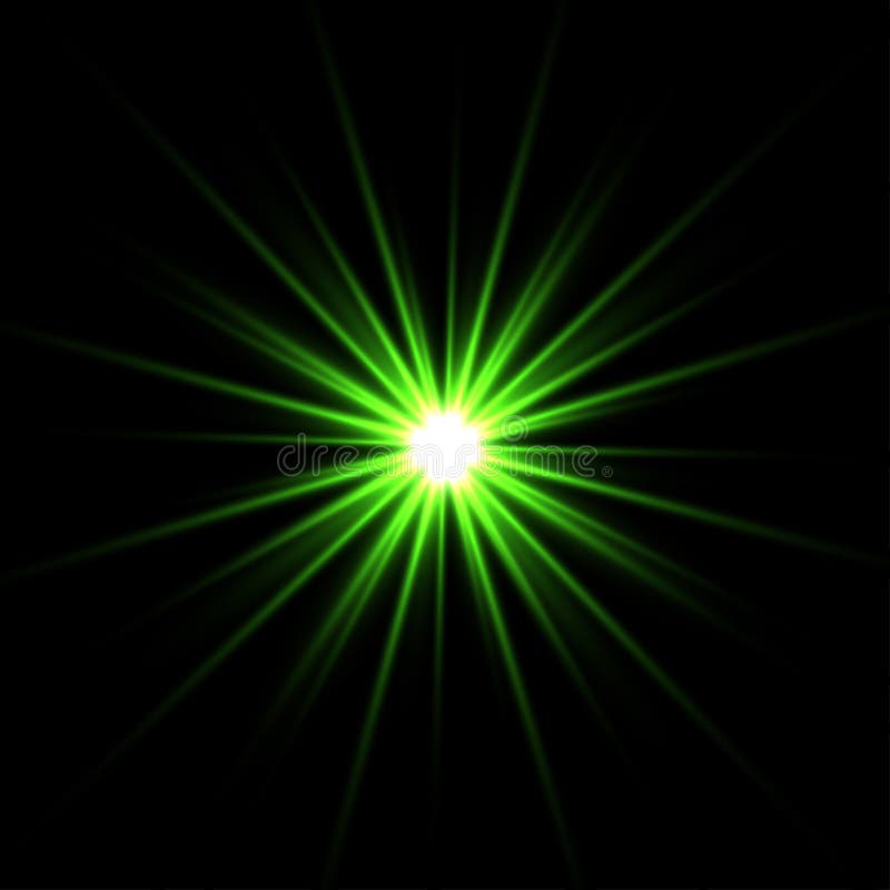 Light Effect, Glowing Flare. Vector Element. Stock Vector ...